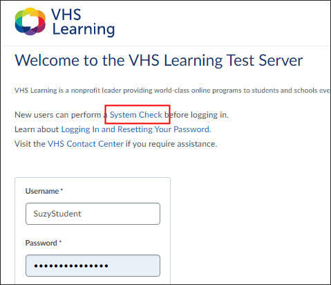User Guide: VHS Learning Technical Requirements