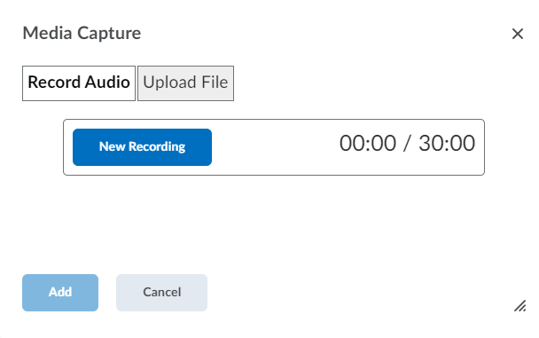 User Guide: Audio Recorder