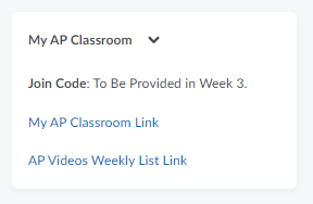 How to Use My AP Classroom