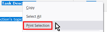 How to Print Part of a Webpage