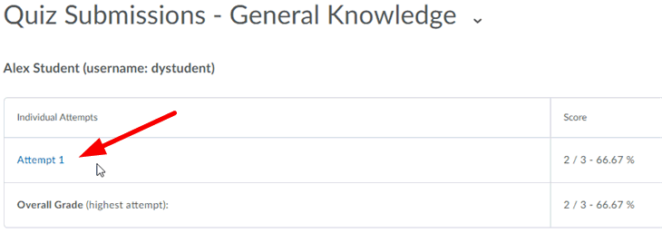 How to View Quiz Answers and Feedback