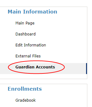 How to Create Guardian Accounts