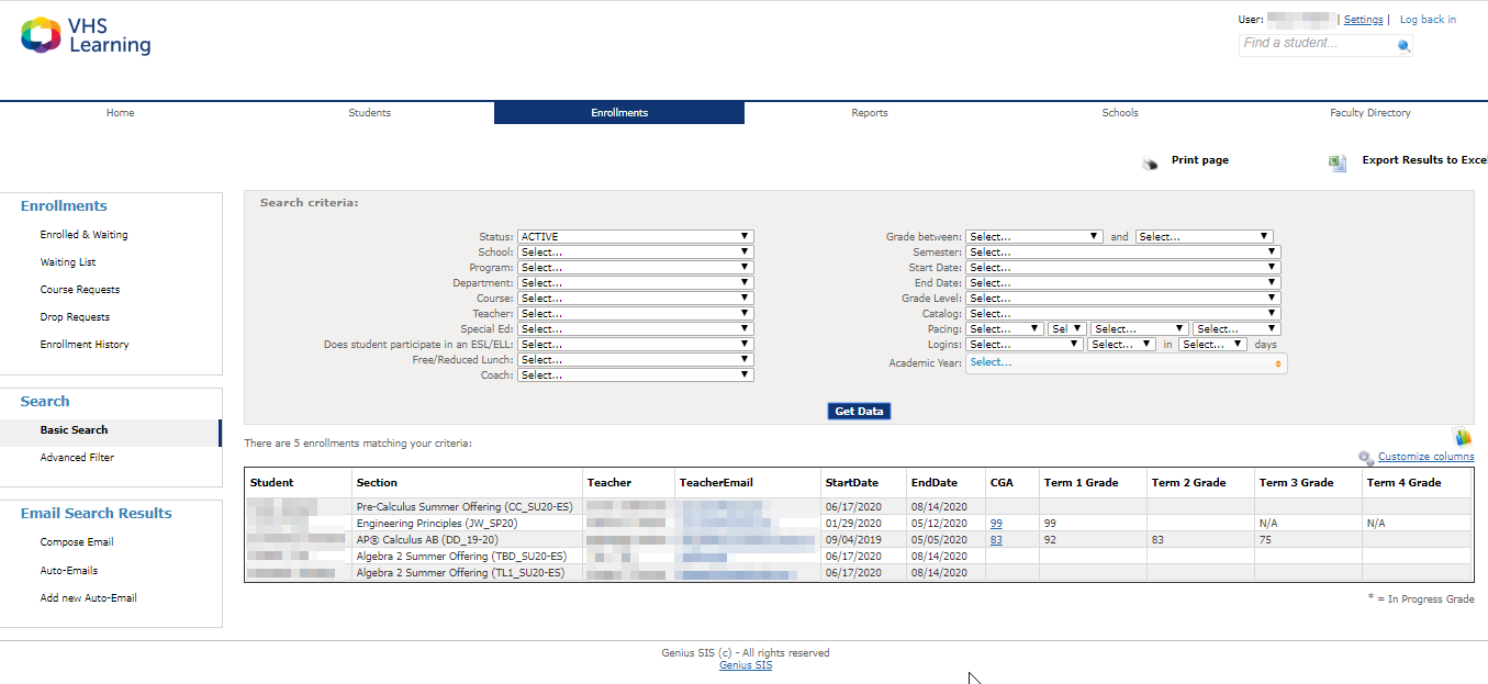 How to Find Student Grades