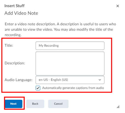How to Create a Video Note