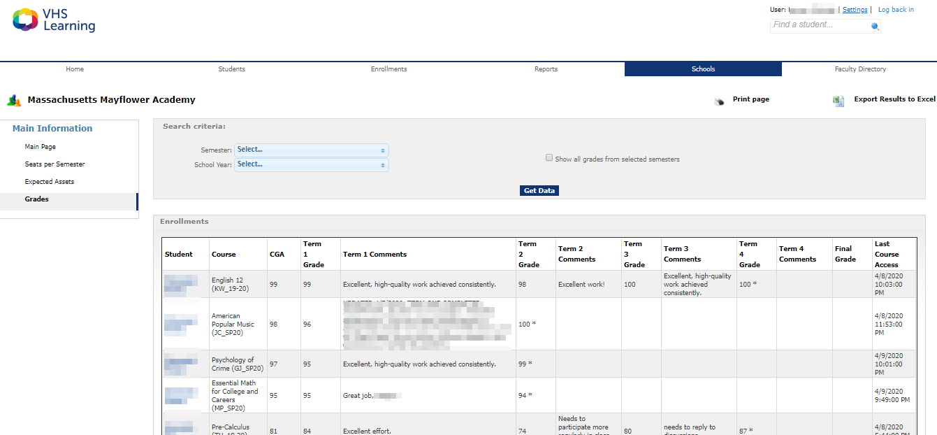 How to Find Student Grades